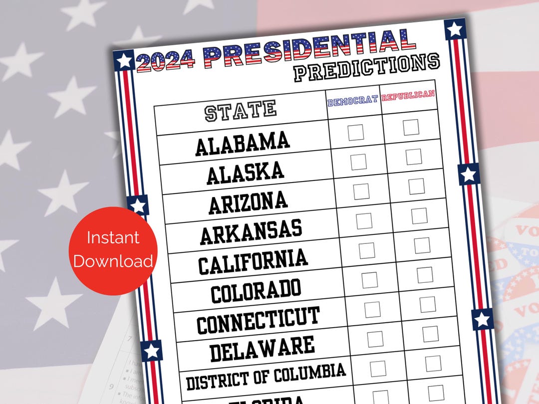 2024 US Presidential Election Predictions, Presidential Election Games ...