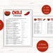 Chili Trivia Game, Chili Cookoff Quiz, Printable Chili Cook-off Game ...