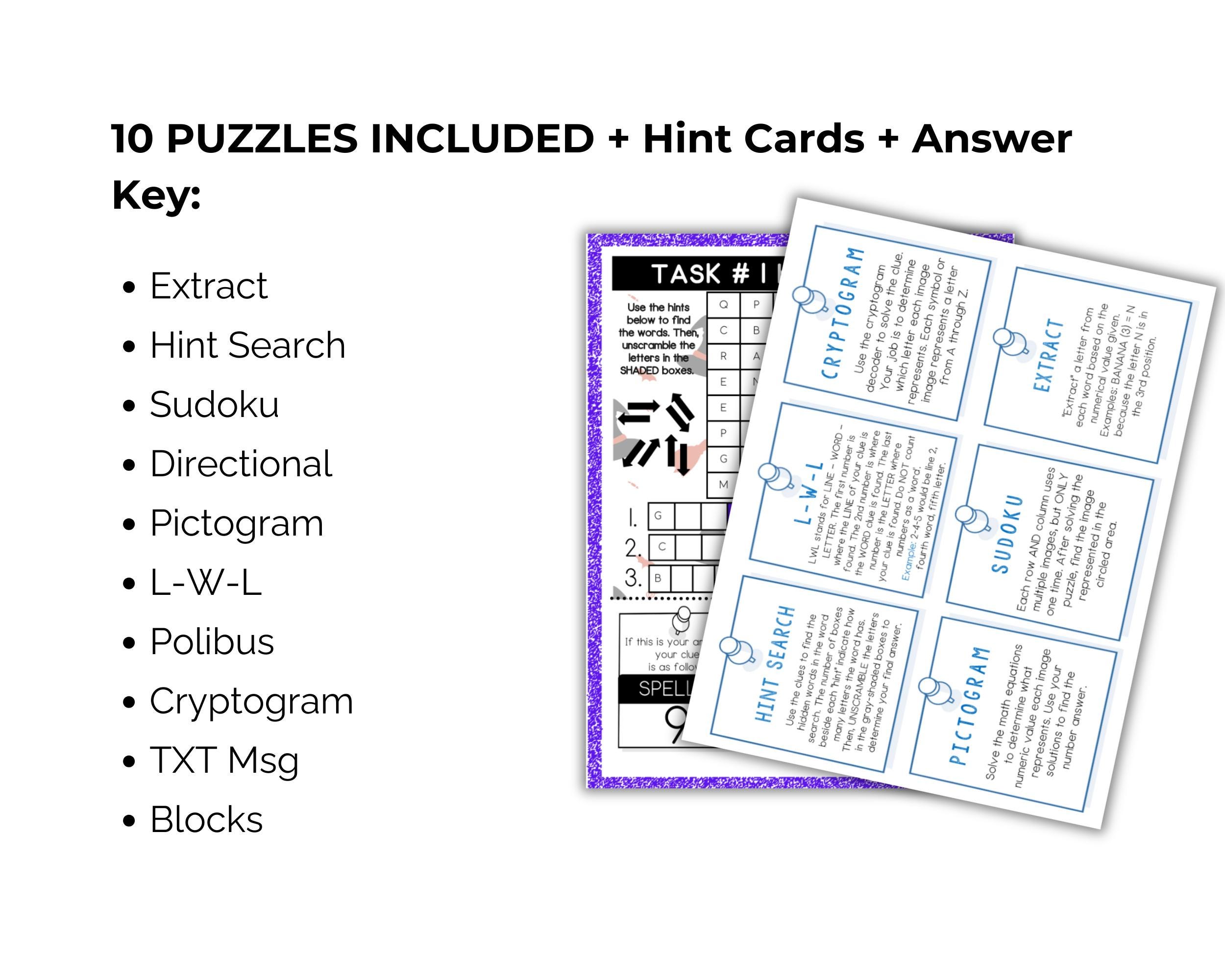 Witch Escape Room for Kids, Printable Escape Room Kit, Halloween Party ...