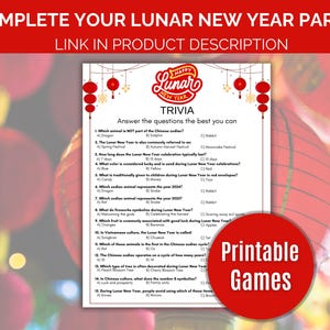 Lunar New Year Pass the Prize, Printable Lunar New Year Pass the Parcel ...