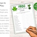 Frog Think Quick, Frog Birthday Party Idea, Frog Printable Activity for ...