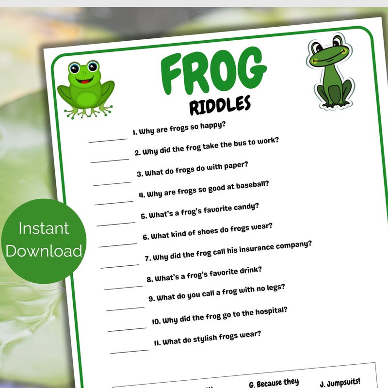 Jumping Frog Games - Etsy