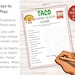 Taco Think Quick, Cinco De Mayo Games, Taco Party Games, Fiesta Think ...
