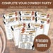 Cowboy Trivia Game, Printable Cowboy Trivia, Cowboy Quiz, Cowboy Party ...
