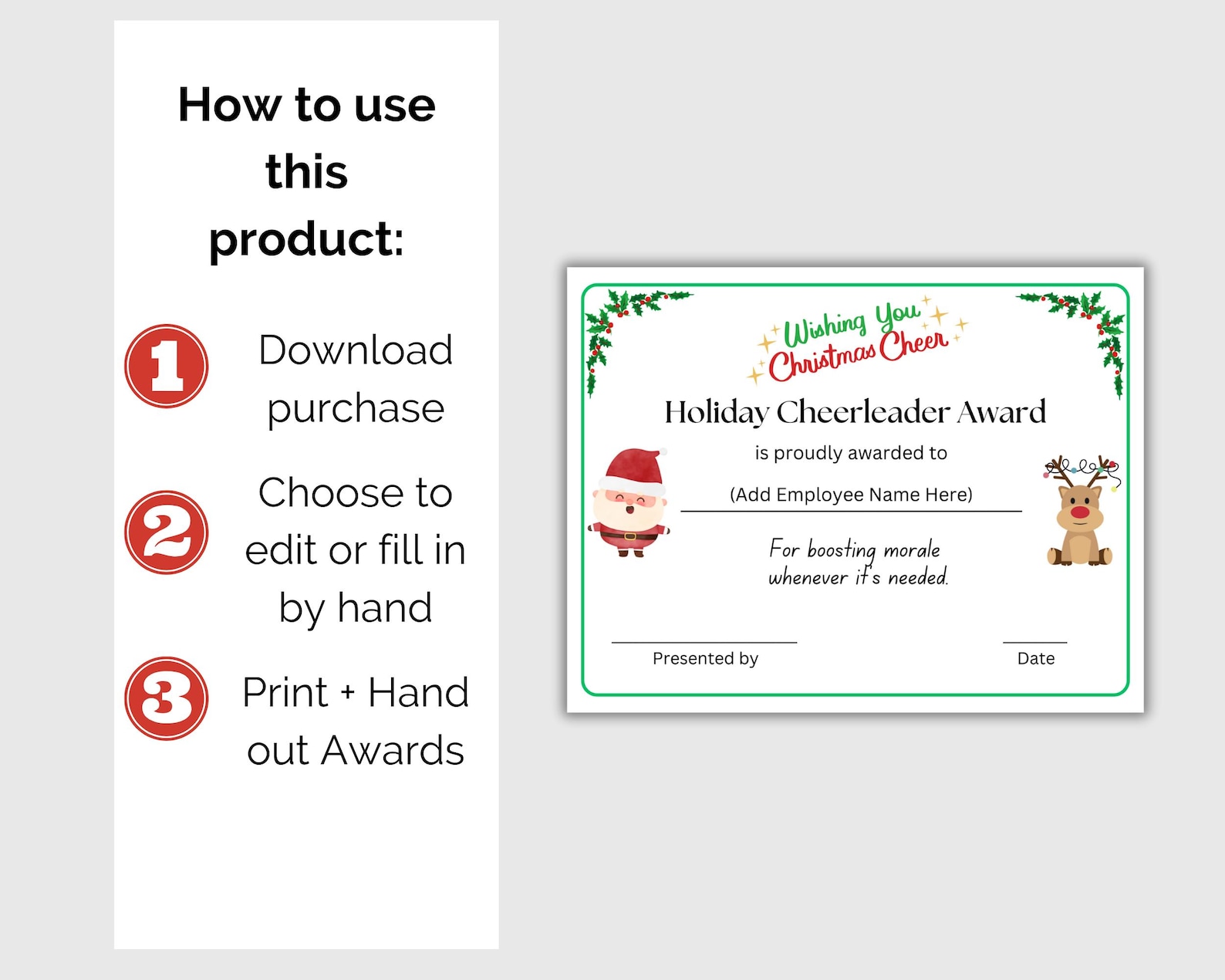 Christmas Employee Awards, 50 Funny Christmas Awards for Employees ...