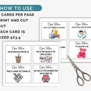 Open When Envelope Labels for College, College Gifts, Open When ...