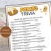 Potato Trivia Game, Potato Quiz, Printable Potato Bar Game for Kids ...