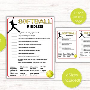 Softball Jokes, Softball Riddles, Softball Birthday Party, Softball ...