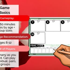 Save Santa Escape Room Game, Printable Christmas Escape Room Kit, DIY ...