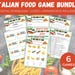 Italian Food Game Bundle, Pasta Dinner Party Games, Pasta Party Trivia ...