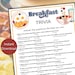 Breakfast Trivia Game, Printable Breakfast Trivia, Food Trivia, Cooking ...