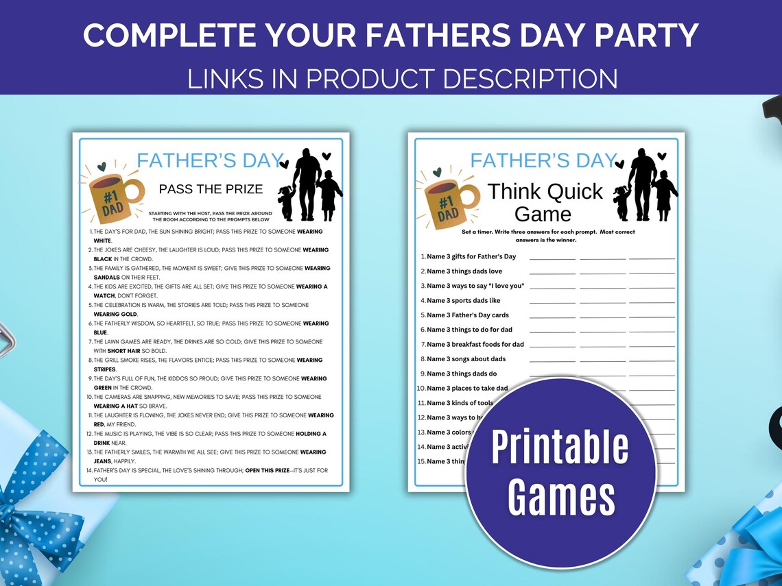 Who Knows Dad Best Game, Printable Fathers Day Games, How Well Do You ...