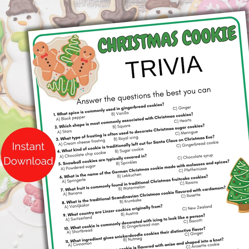Cookie Exchange Game - Etsy