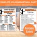 Basketball Most Likely To, Printable Basketball Team Party Games ...