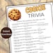 Cookie Trivia Game, Cookie Quiz for Kids and Adults, Cookie Themed ...