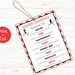 Editable Cross Country Survival Kit Gift Tag Template, Track Team Gift ...
