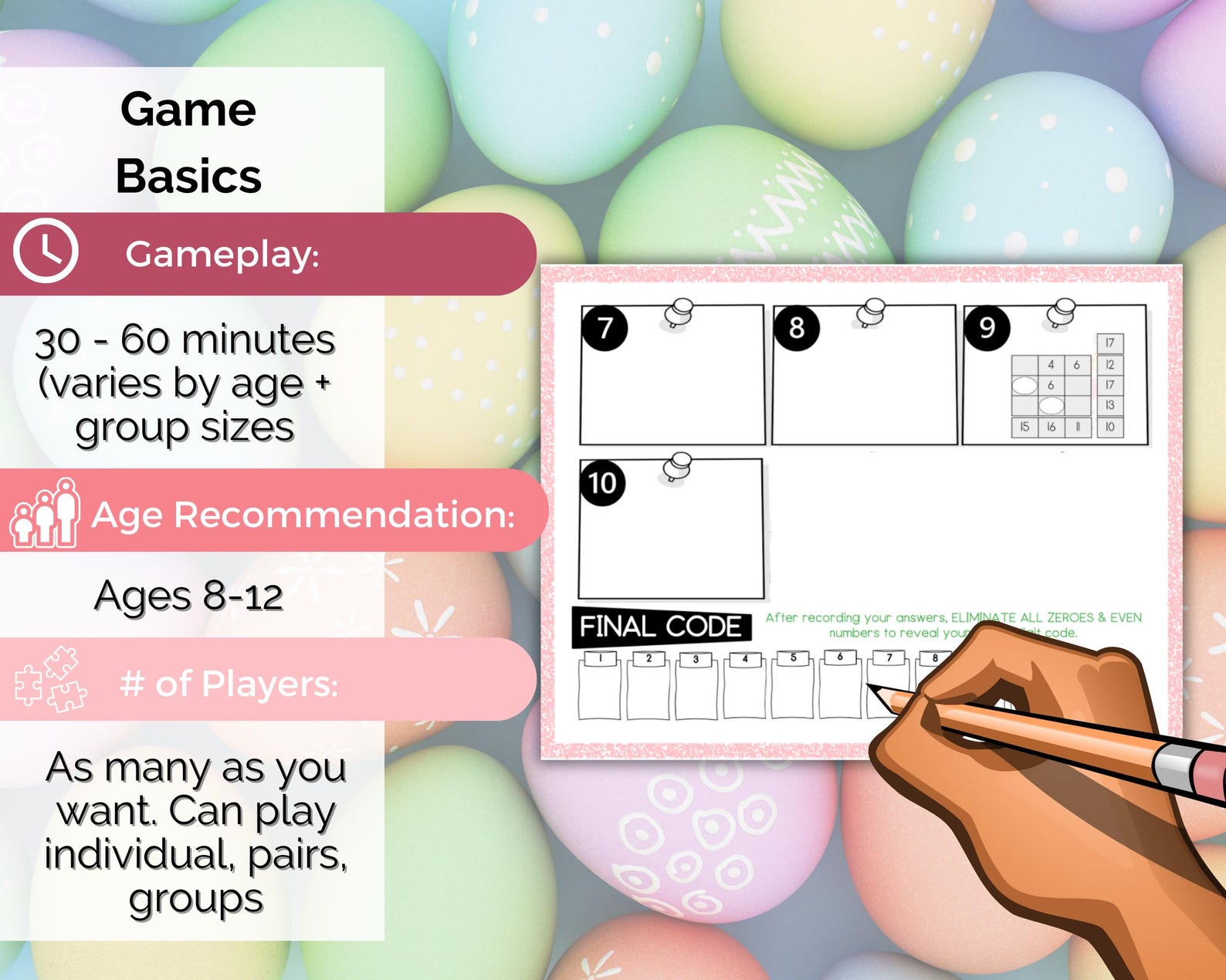 Easter Egg Escape Room Game, Printable Easter Escape Room Kit, DIY ...