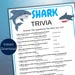 Shark Trivia Game, Shark Quiz, Shark Week Activity for Kids and Adults ...