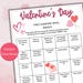 Valentines Find Someone Who Game, Valentines School Party Mix and ...