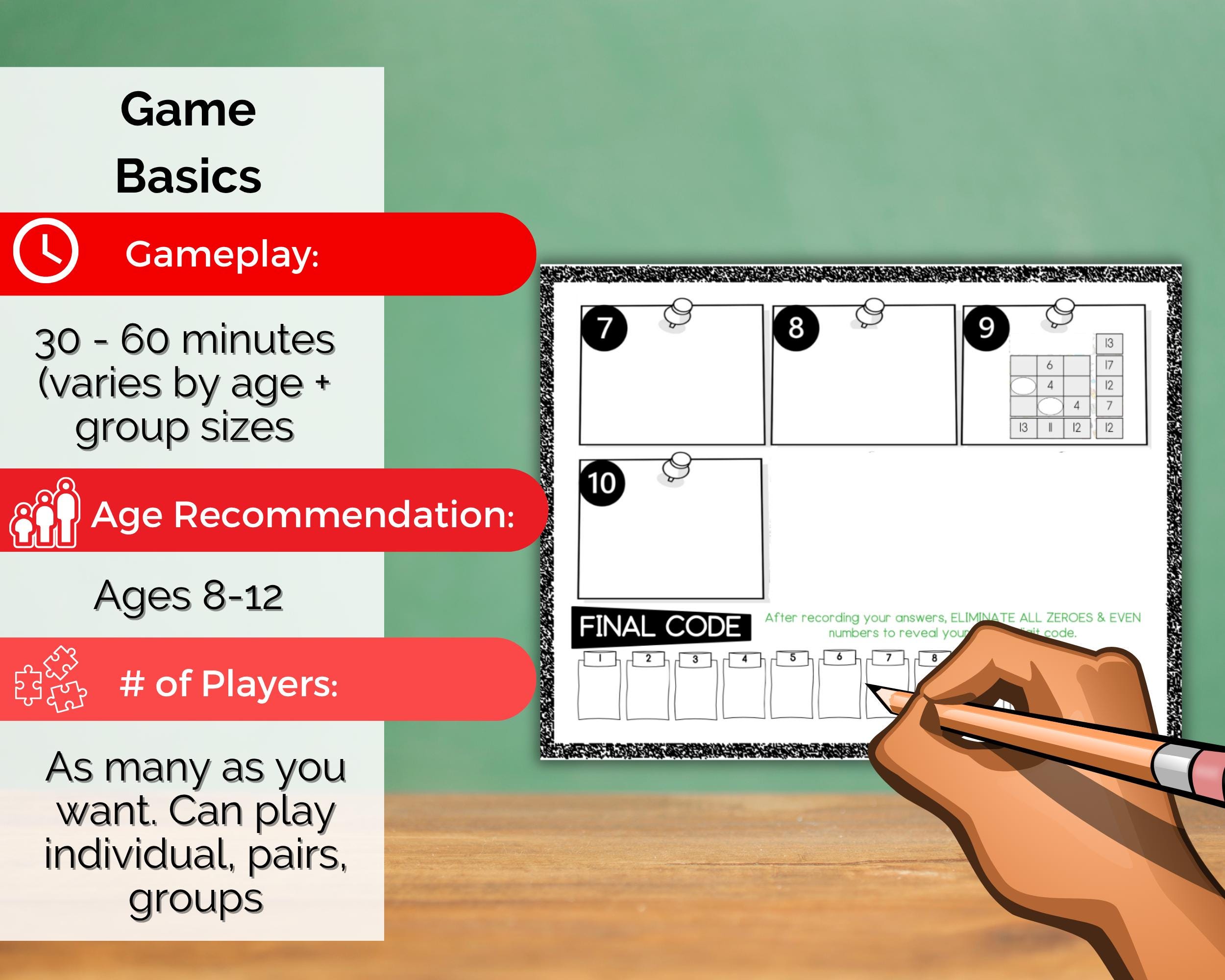 Back to School Escape Room for Kids, Printable Escape Room Kit, DIY ...