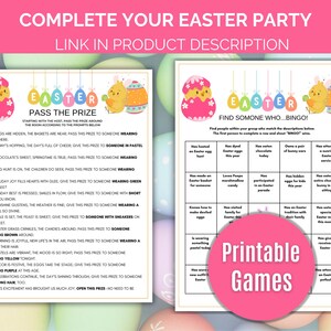 Easter This or That Game, Printable Easter Party Game for Groups, Kids ...