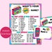 What's Your 90s Name Game + Name Tags, 90s Themed Birthday Game, 1990s ...