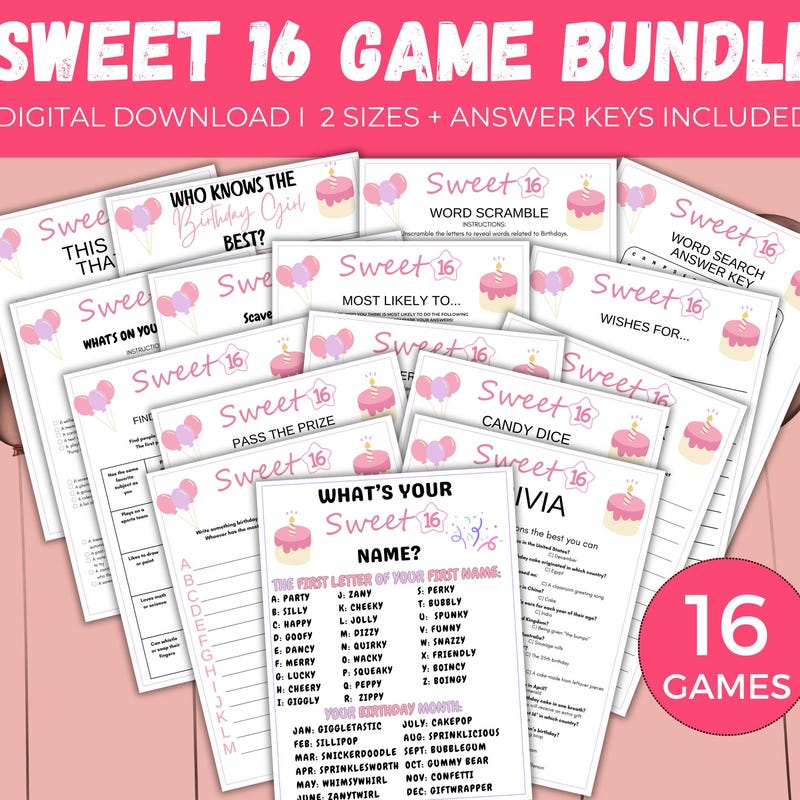 Sweet 16 Favors - Etsy