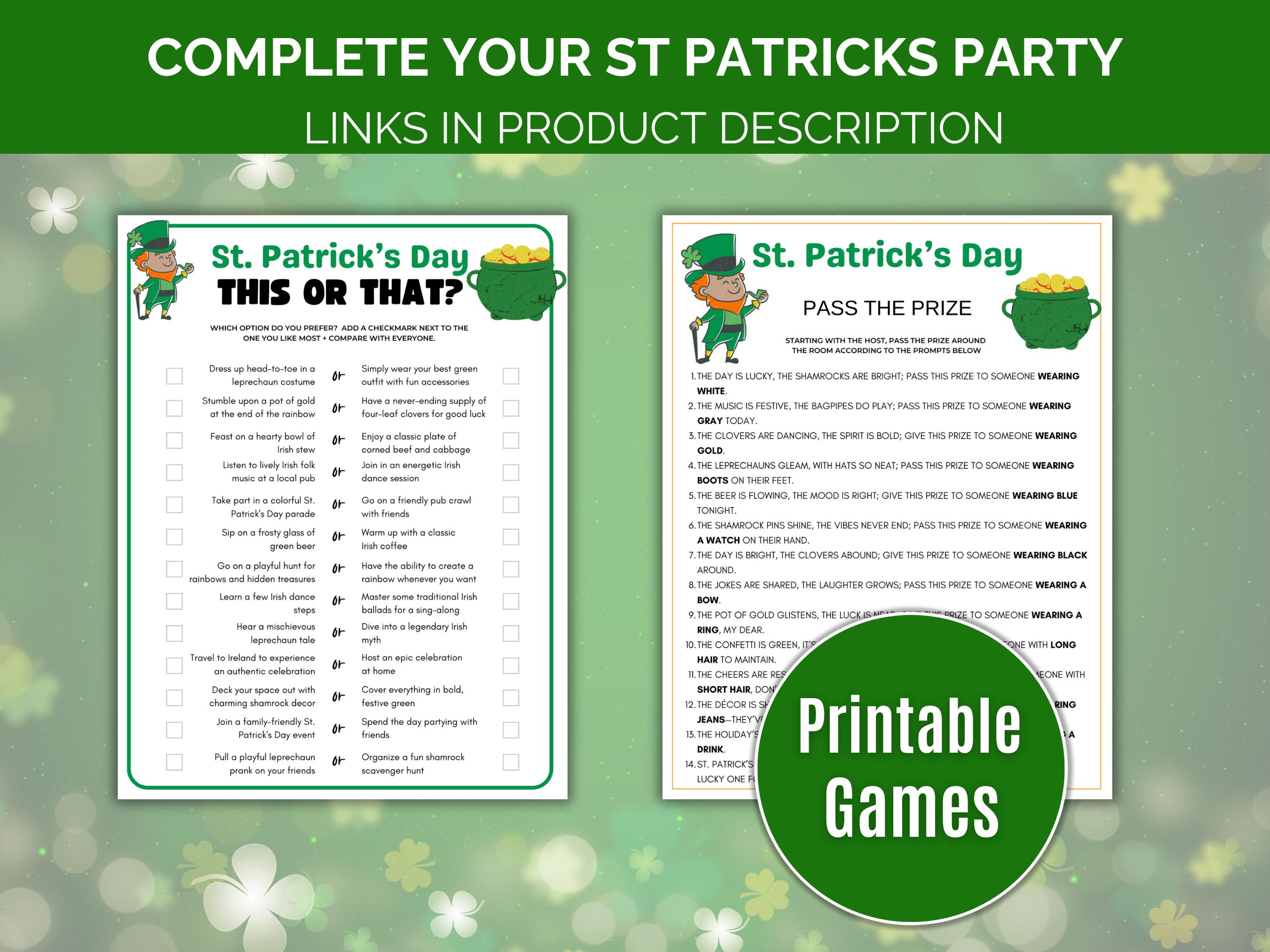 St Patricks Jokes, Printable St Patricks Day Riddles, St Patricks Day ...