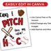Editable Baseball Homecoming Proposal Sign, Printable HOCO Poster ...