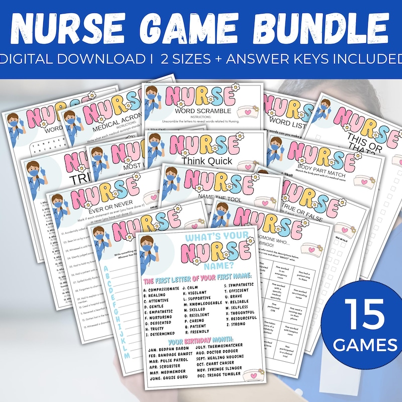 Nurses Week Printables - Etsy