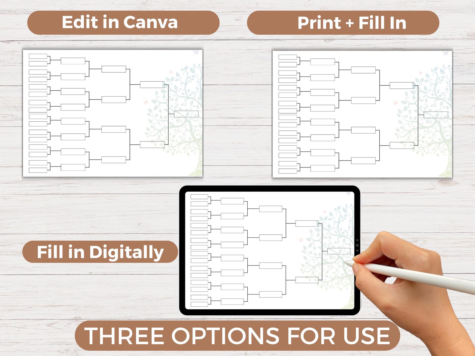 Editable Family Tree Chart, Family Tree Template 5 Generation ...