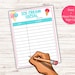 Ice Cream Social Sign up Sheet, Printable Ice Cream Party Sign up Form ...