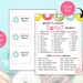 What's Your Donut Name Game + Name Tags, Donut Party Game, Donut ...