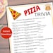 Pizza Trivia Game, Pizza Quiz, Pizza Party Game for Kids or Adults ...