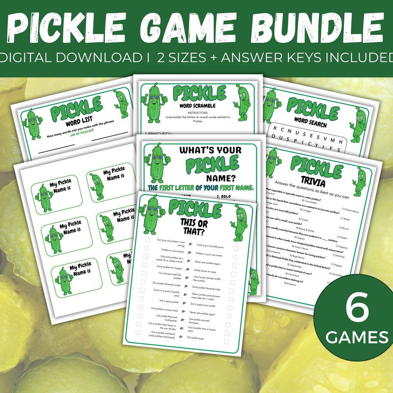 Dill Pickles Food - Etsy