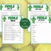 Pickle Games Bundle, Pickle Themed Party Activity, Party Party Games ...