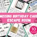 New Years Eve Escape Room Game, Printable NYE Escape Room for Kids or ...