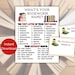 What's Your Bookworm Name Game + Name Tags, Printable Book Club Games ...