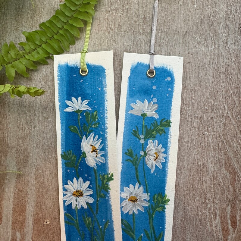Handpainted Bookmark - Etsy