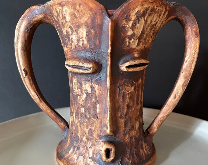 African Mask Tiki Mug - Etsy