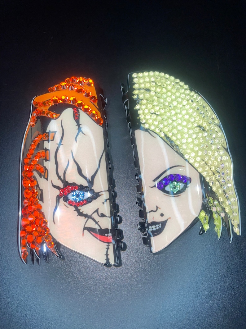 Tik Tok Horror Hair Clips - Etsy