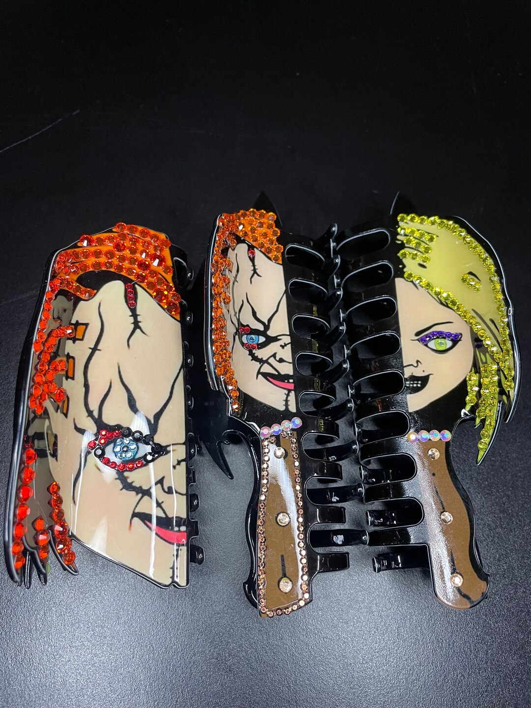 Tik Tok Horror Hair Clips - Etsy