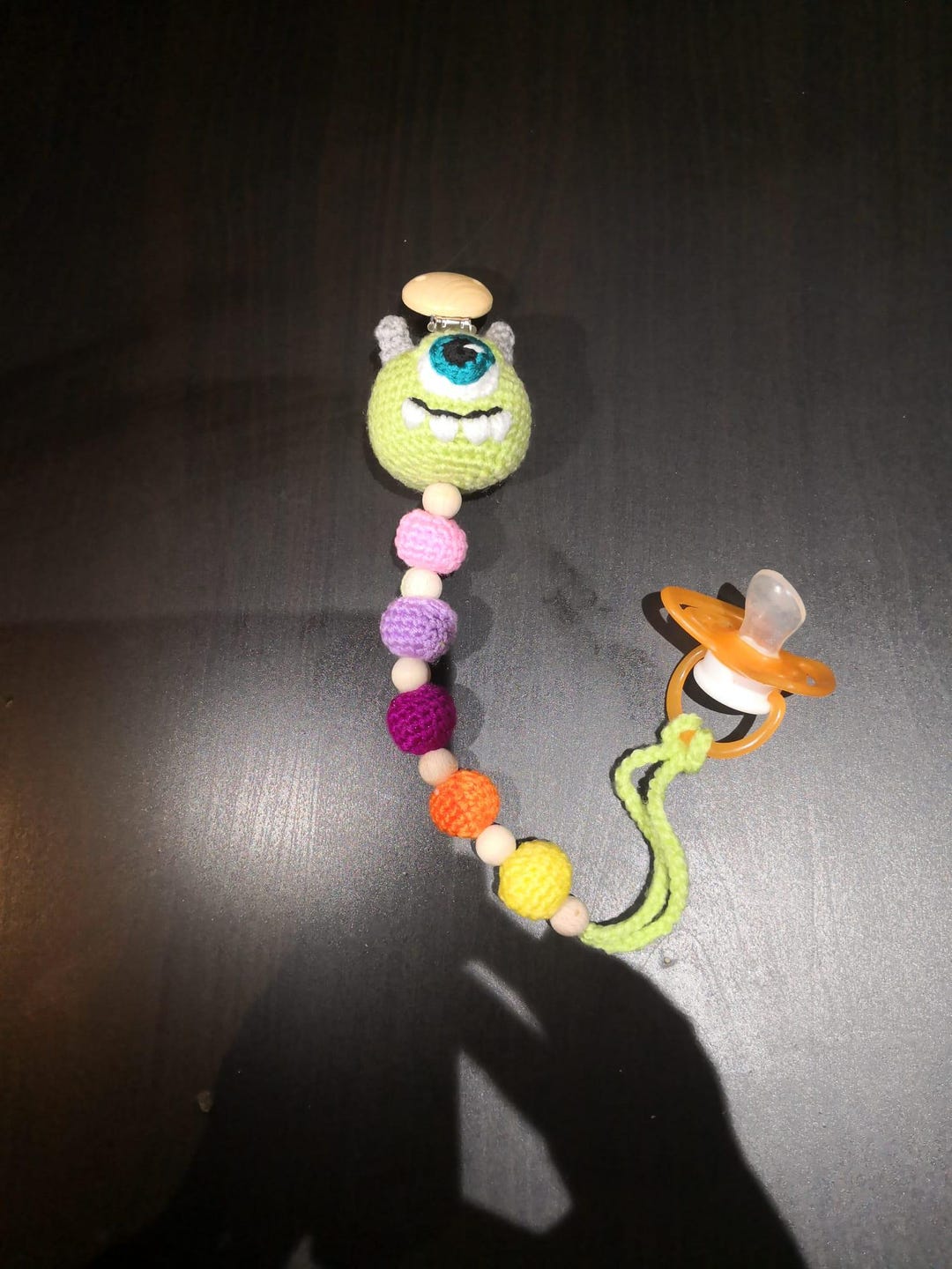 Crochet Dummy Clip Mike Wazowski - Etsy
