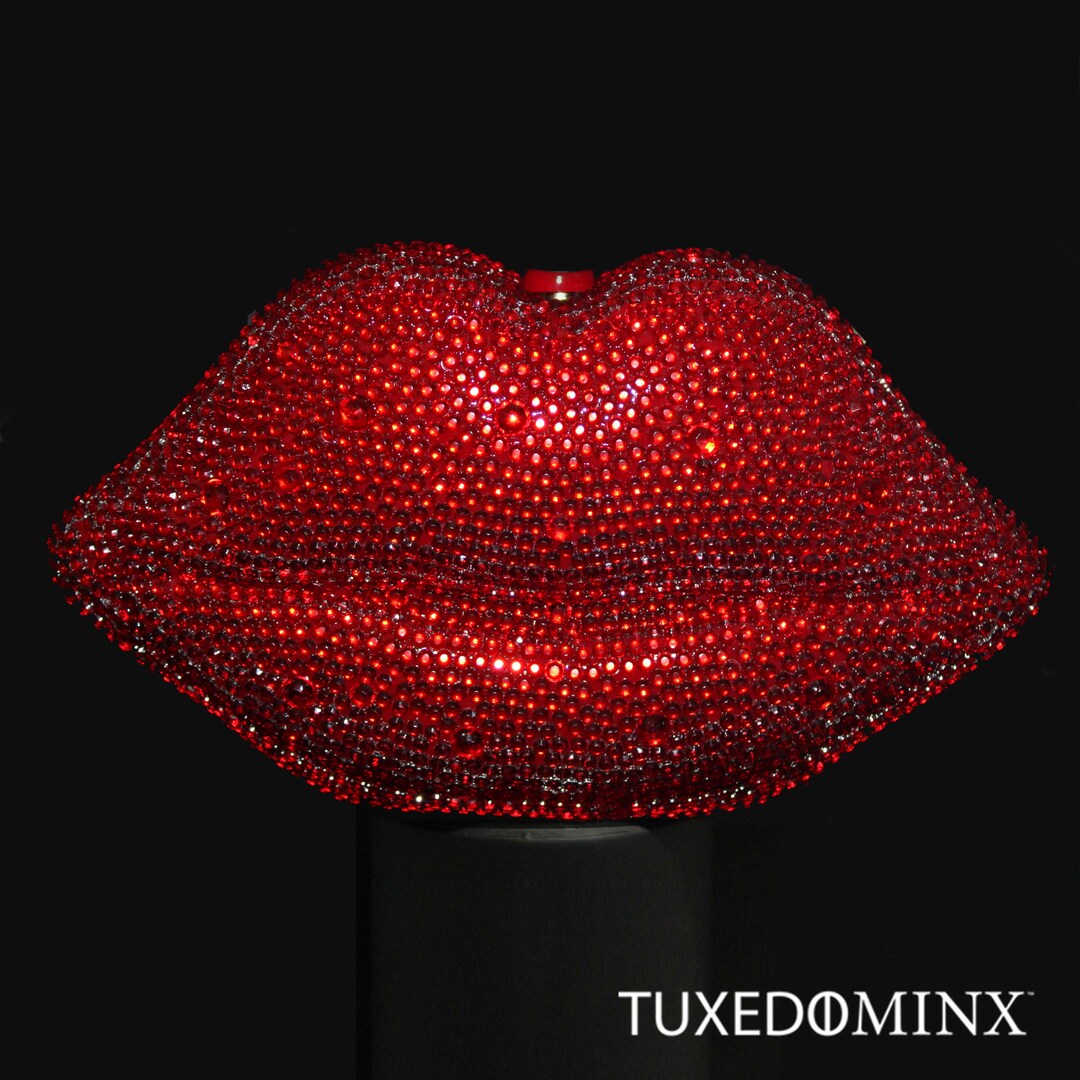Tuxedo Minx Red Hot Lipstick Diamond Clutch Handbag - Etsy