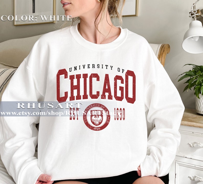 University of Chicago Vintage Style Sweatshirt, Chicago University ...