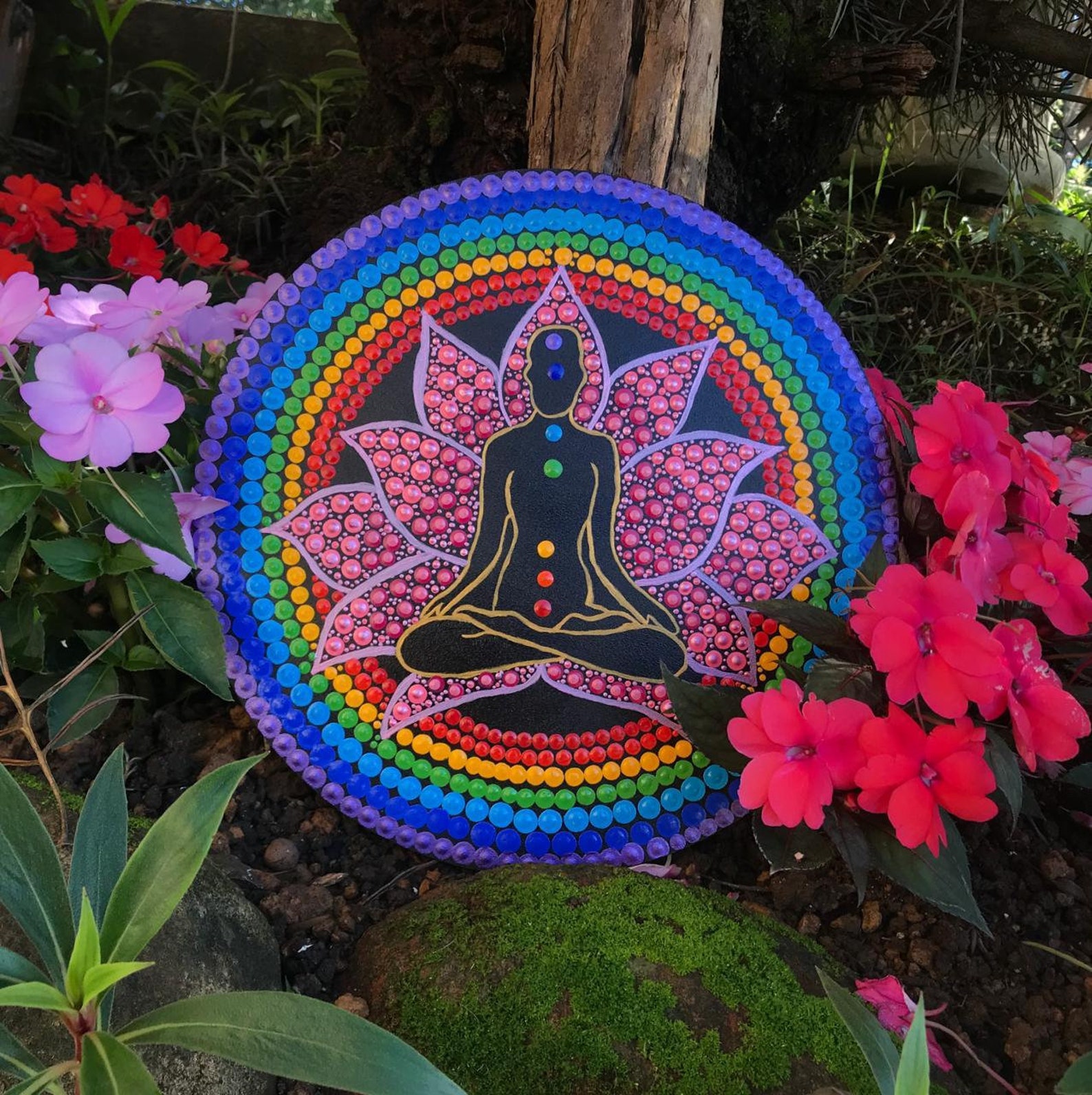 Mandalas Made With Pointillism Technique. Points of Love and Light! - Etsy