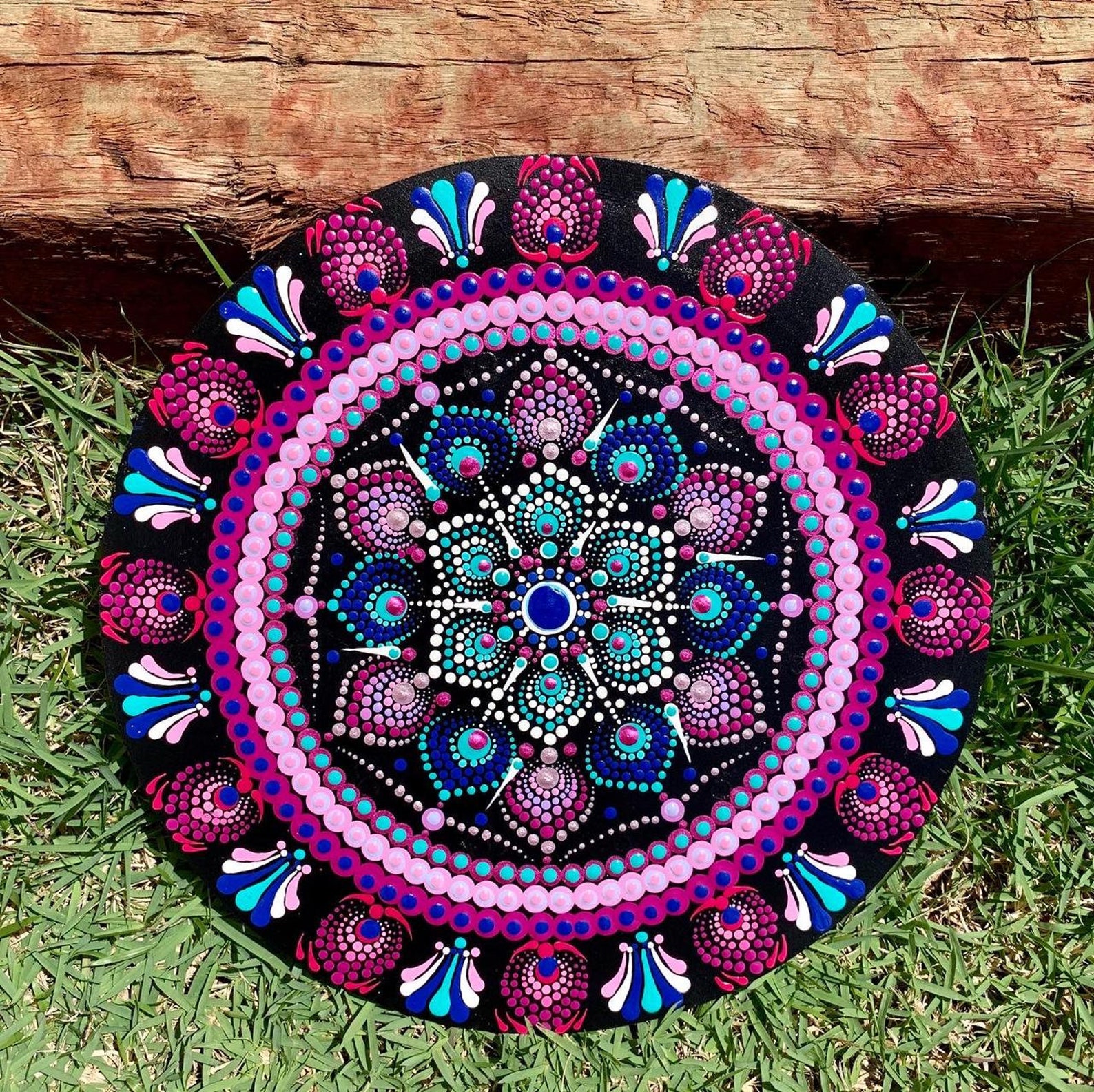 Mandalas Made With Pointillism Technique. Points of Love and Light - Etsy