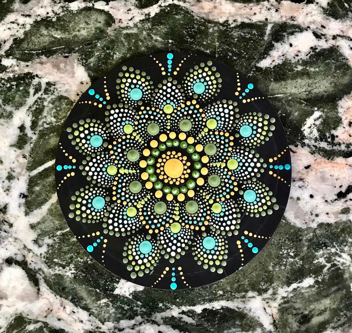 Mandalas Made With Pointillism Technique. Points of Love and Light - Etsy