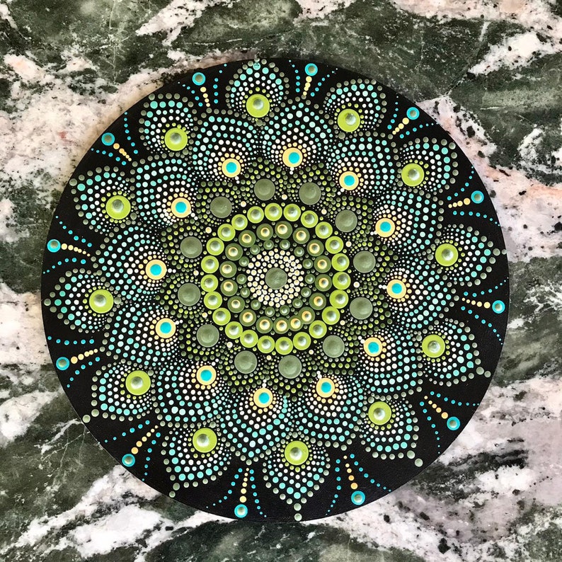 Mandalas Made With Pointillism Technique. Points of Love and Light! - Etsy