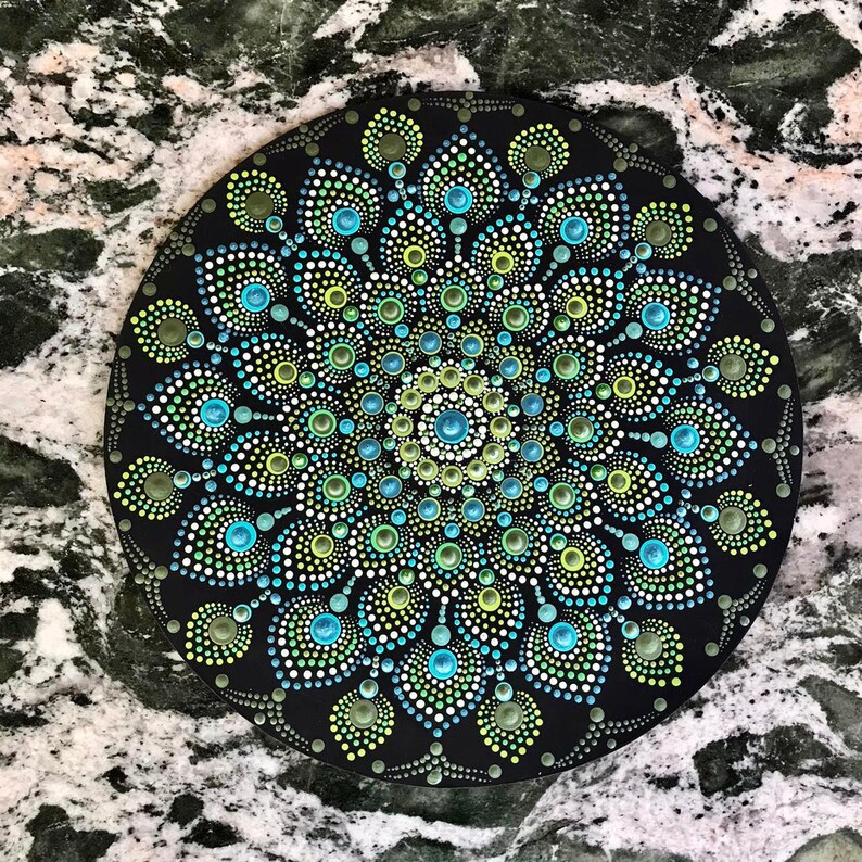 Mandalas Made With Pointillism Technique. Points of Love and Light! - Etsy